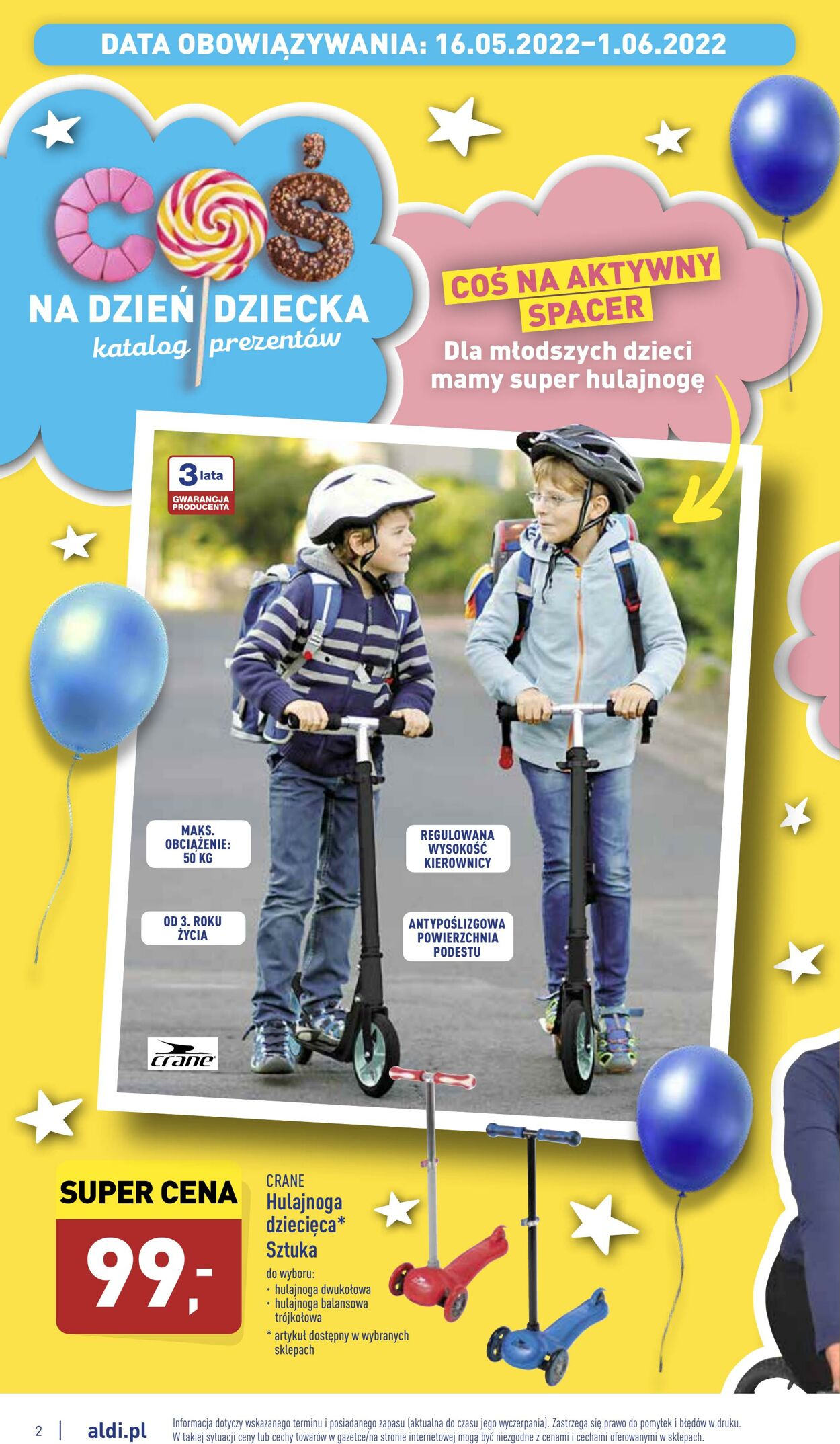 Aldi Gazetka Promocyjna Dzie Dziecka 2022 Wa na Od 16 05 Do 01 06
