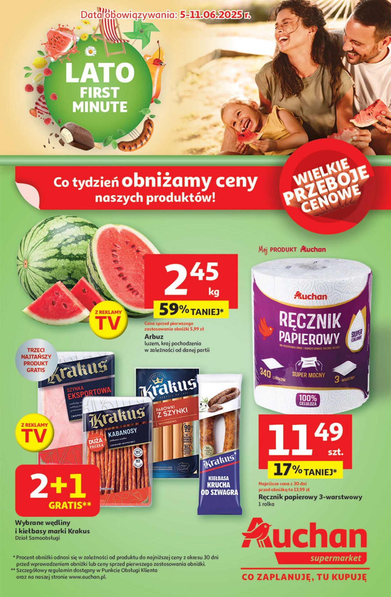 Auchan - Aktualna gazetka 11.06 - Gazetki, Promocje - gazetkolandia.pl