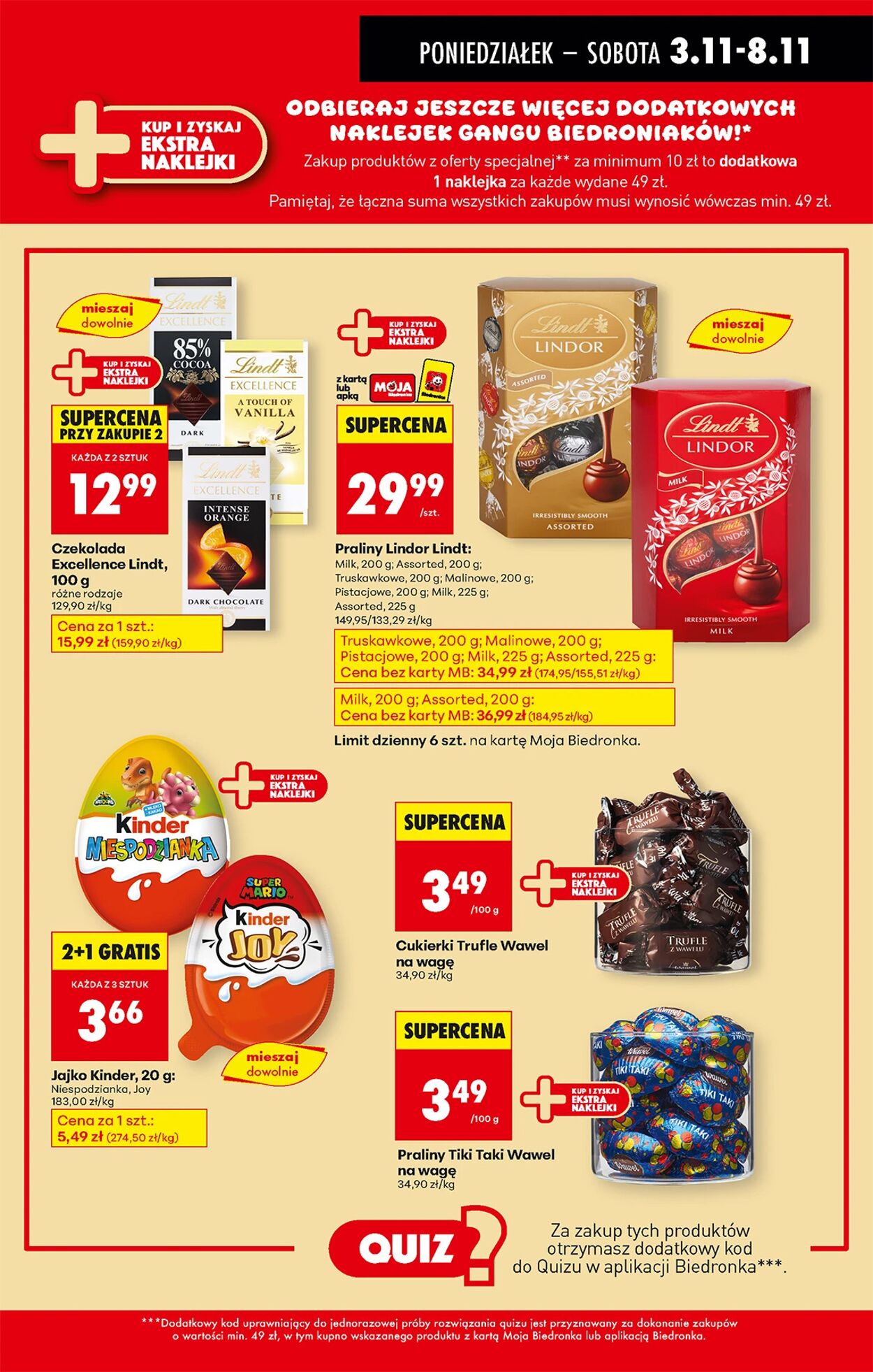 Biedronka Gazetka Promocyjna - Ważna od 03.11 do 10.11 - Strona nr 47 ...