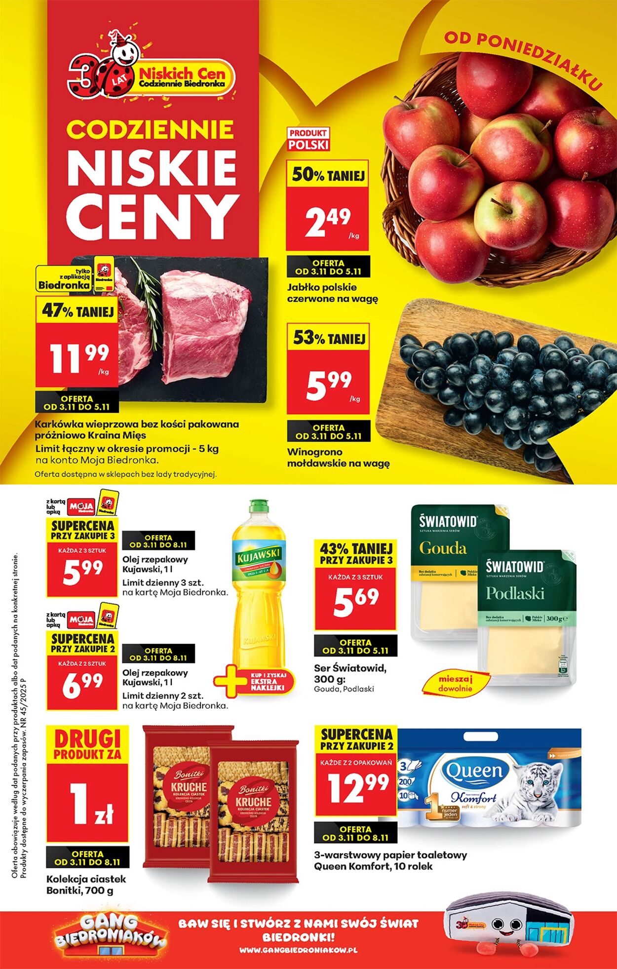 Biedronka Gazetka Promocyjna - Ważna od 03.11 do 10.11 - Strona nr 1 ...
