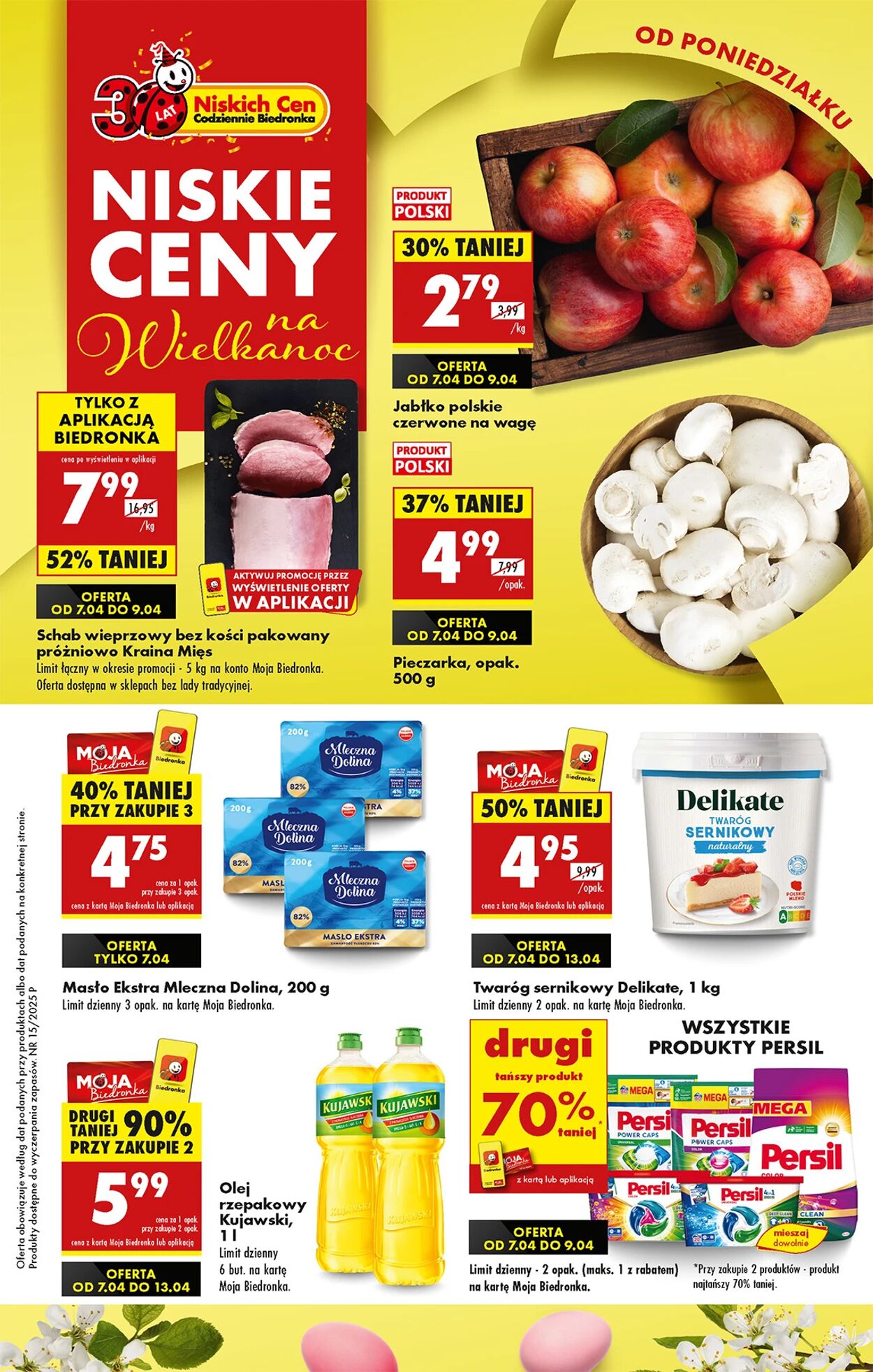 Biedronka Gazetka Promocyjna - Wielkanoc - Ważna od 07.04 do 14.04 ...