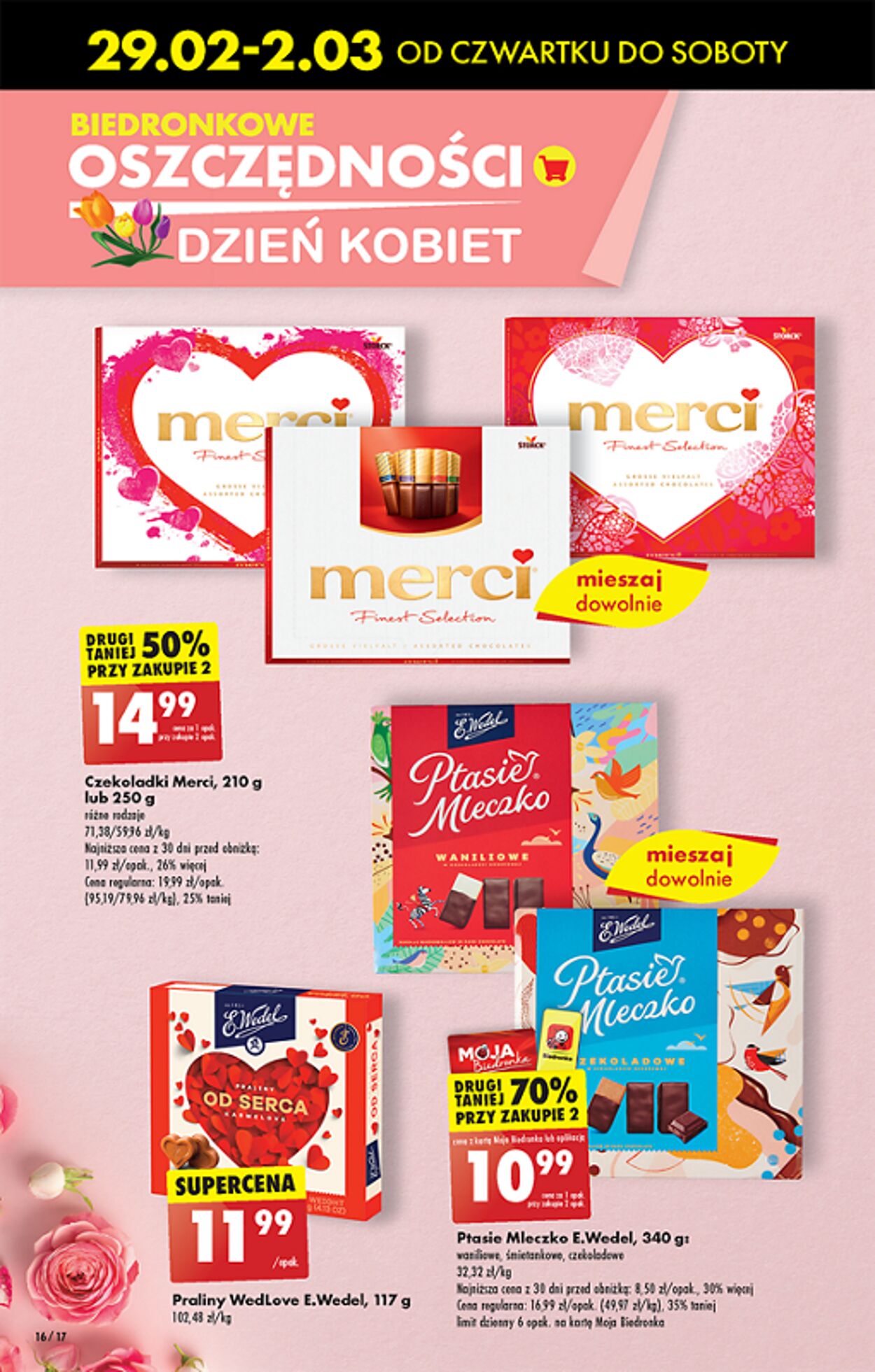 Biedronka Gazetka Promocyjna - Dzień Kobiet 2024 - Ważna od 29.02 do 06 ...