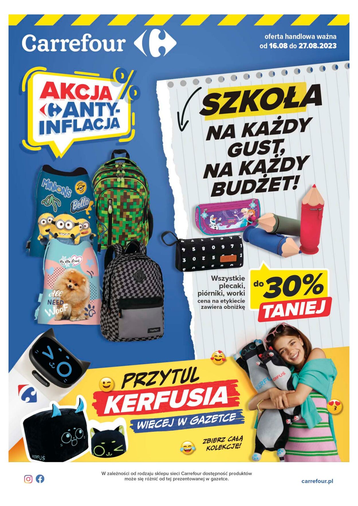 Carrefour Gazetka Promocyjna - Powrót do szkoły - Ważna od 16.08 do 27. ...